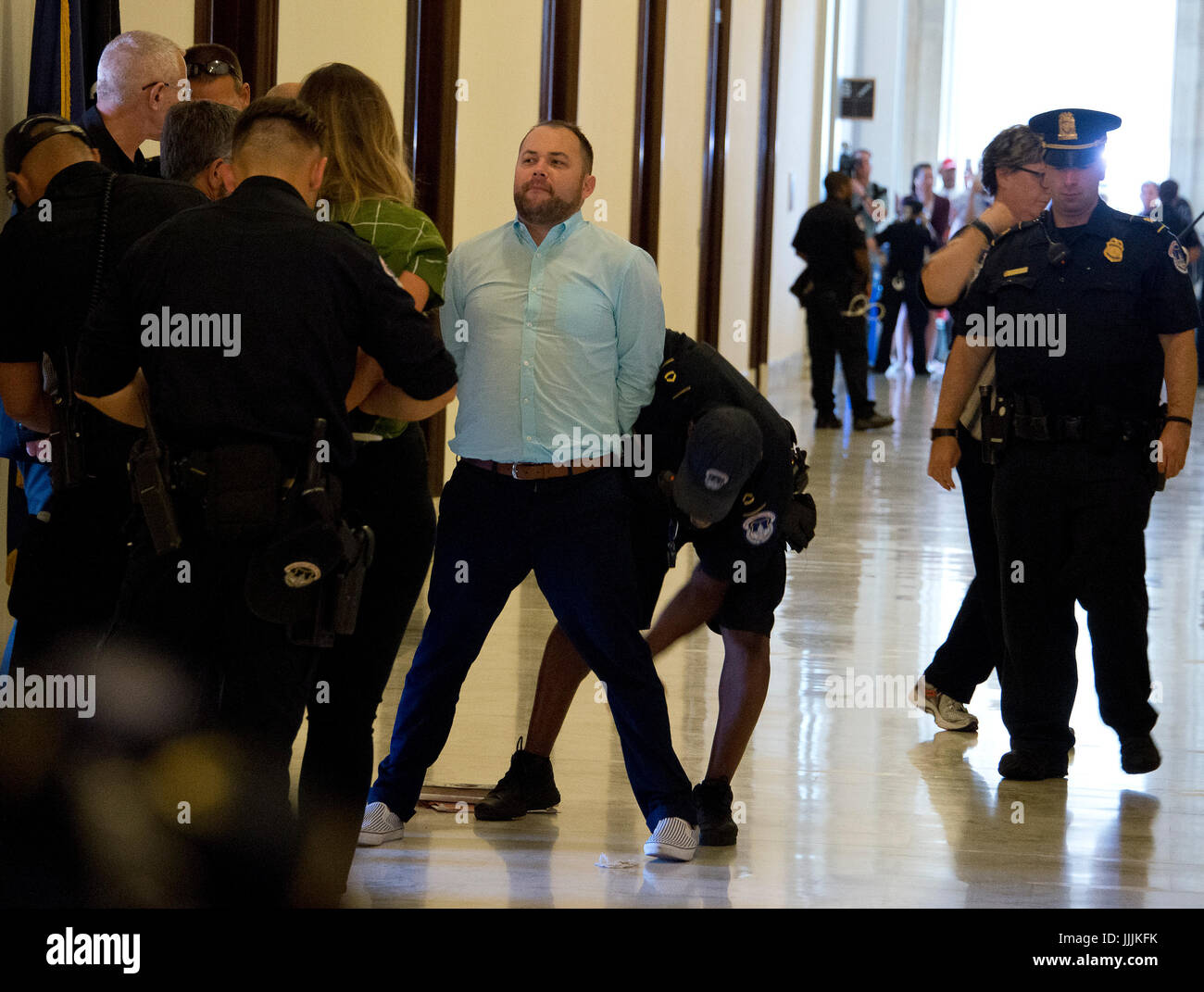 New York City Councilman Corey Johnson is arrested by United States ...