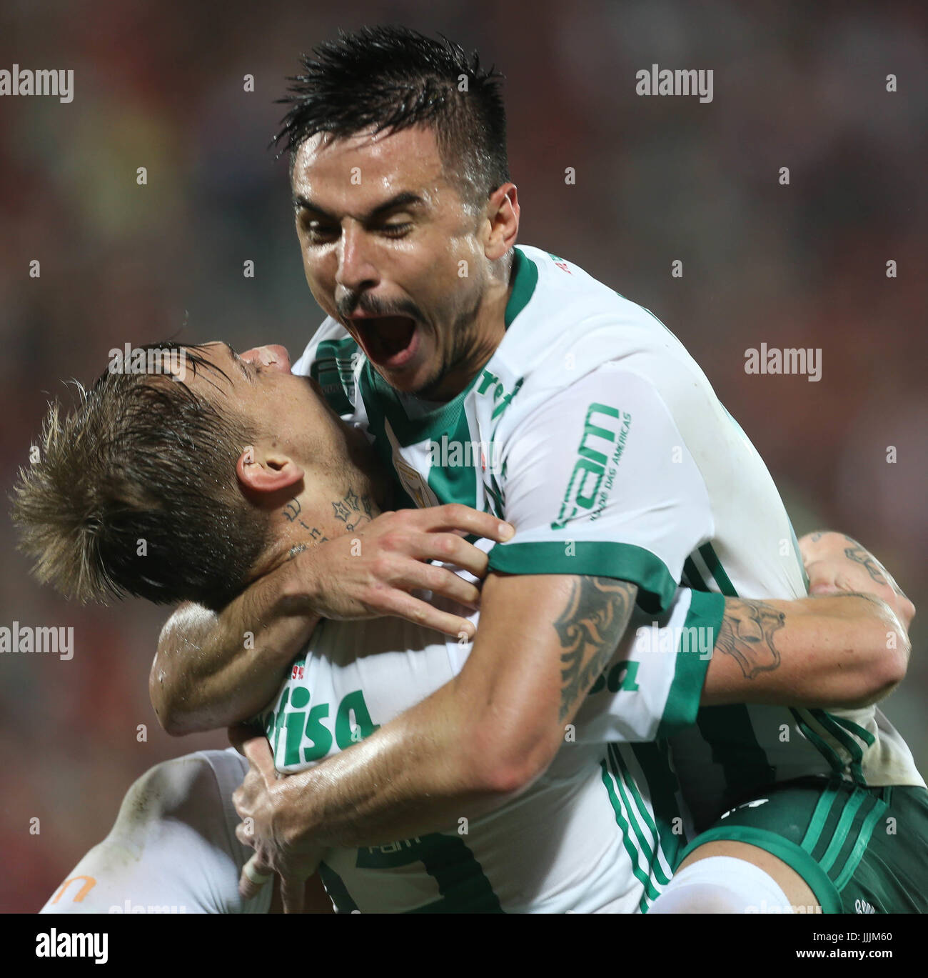 Rio De Janeiro Brazil 19th July 2017 Róger Guedes Of Se Palmeiras