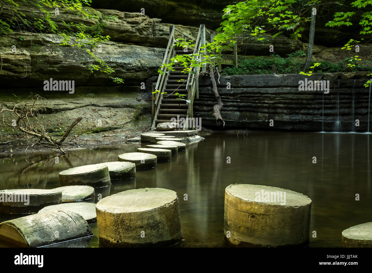Stepping stone path on water hi-res stock photography and images - Alamy