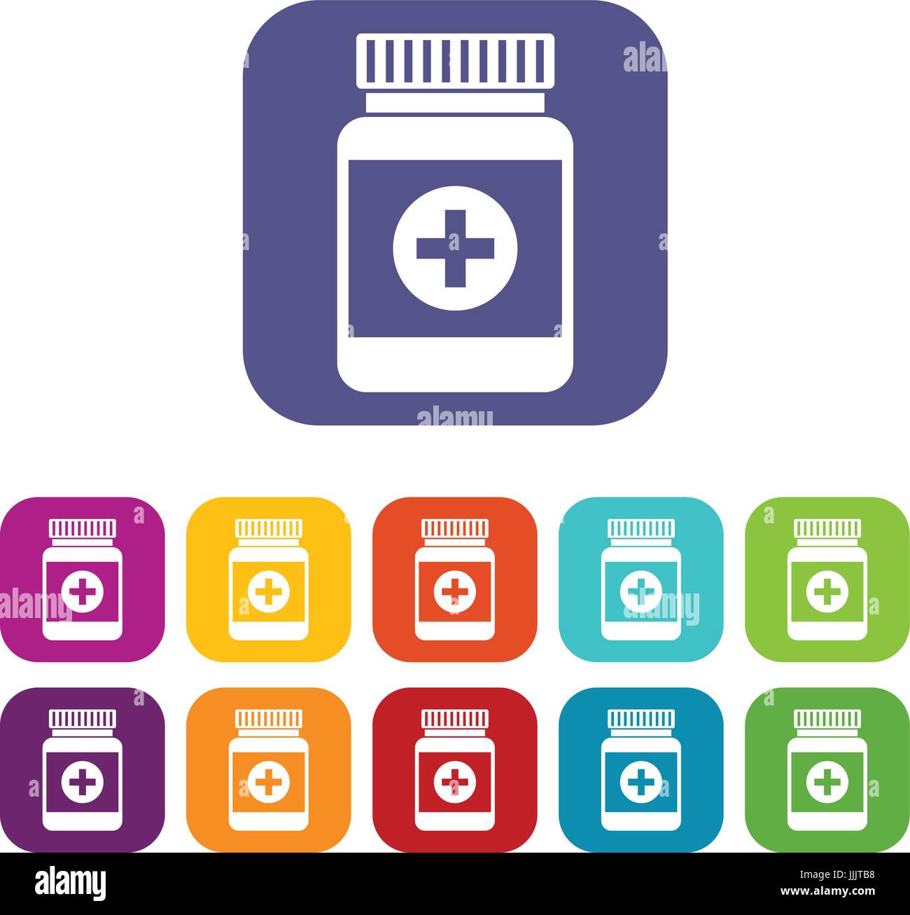 Medicine bottle icons set Stock Vector Image & Art - Alamy