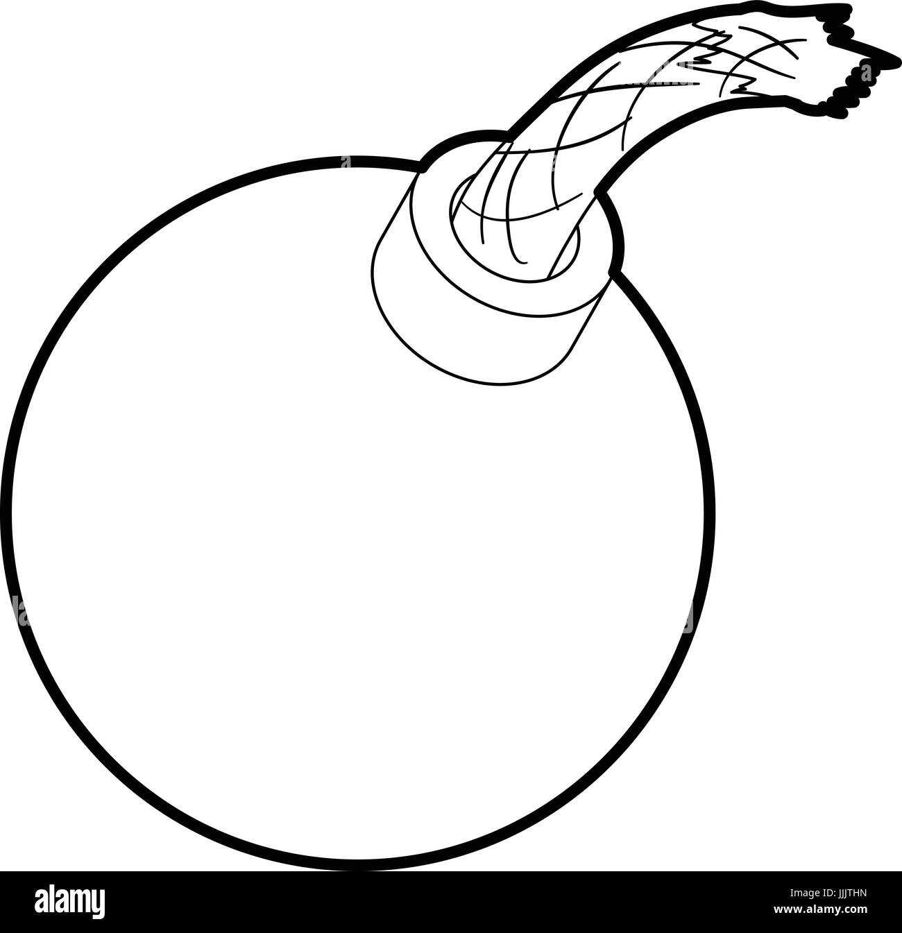 Bomb icon outline Stock Vector Image & Art - Alamy