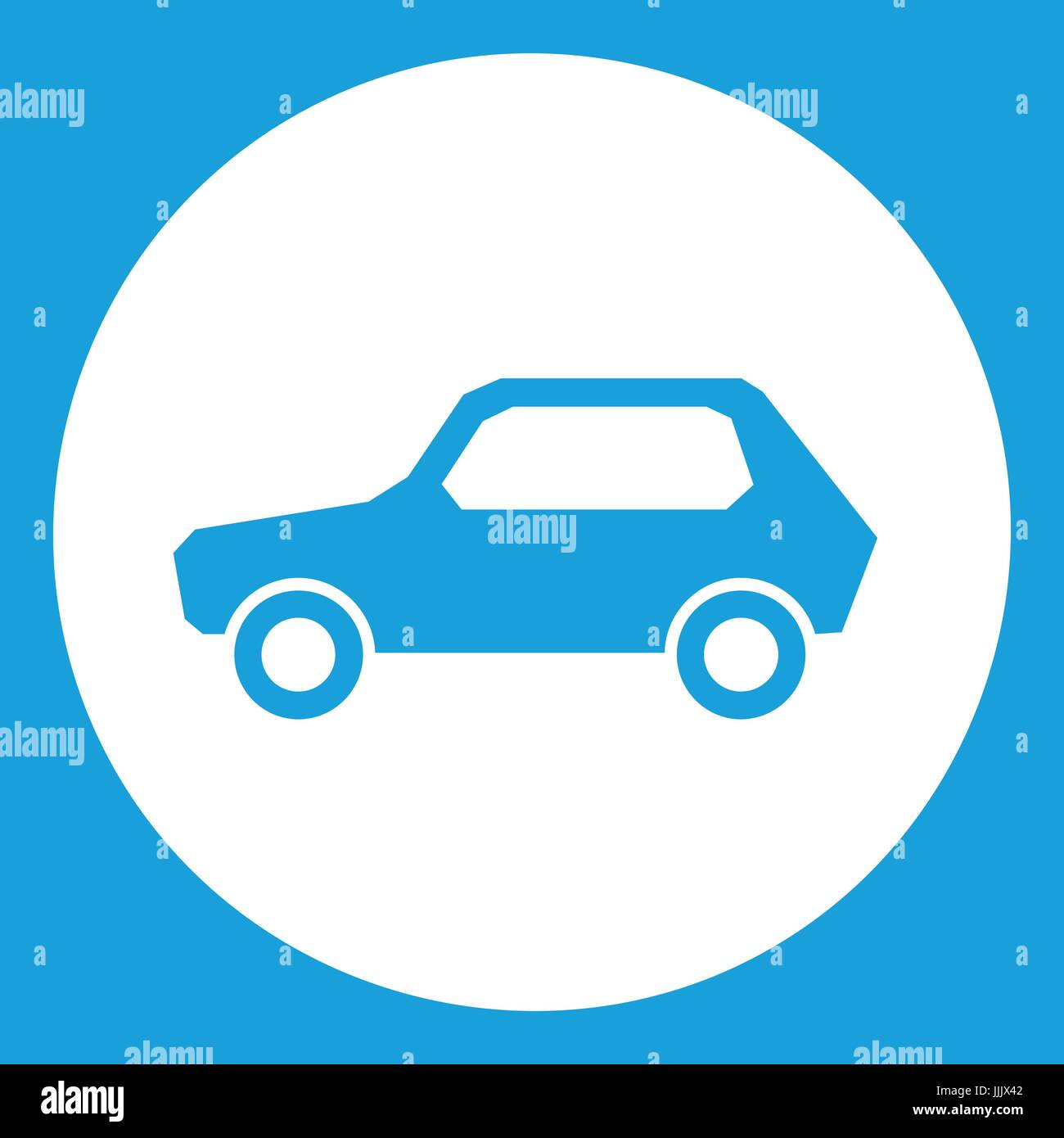 Only motor vehicles allowed road sign icon white Stock Vector Image ...