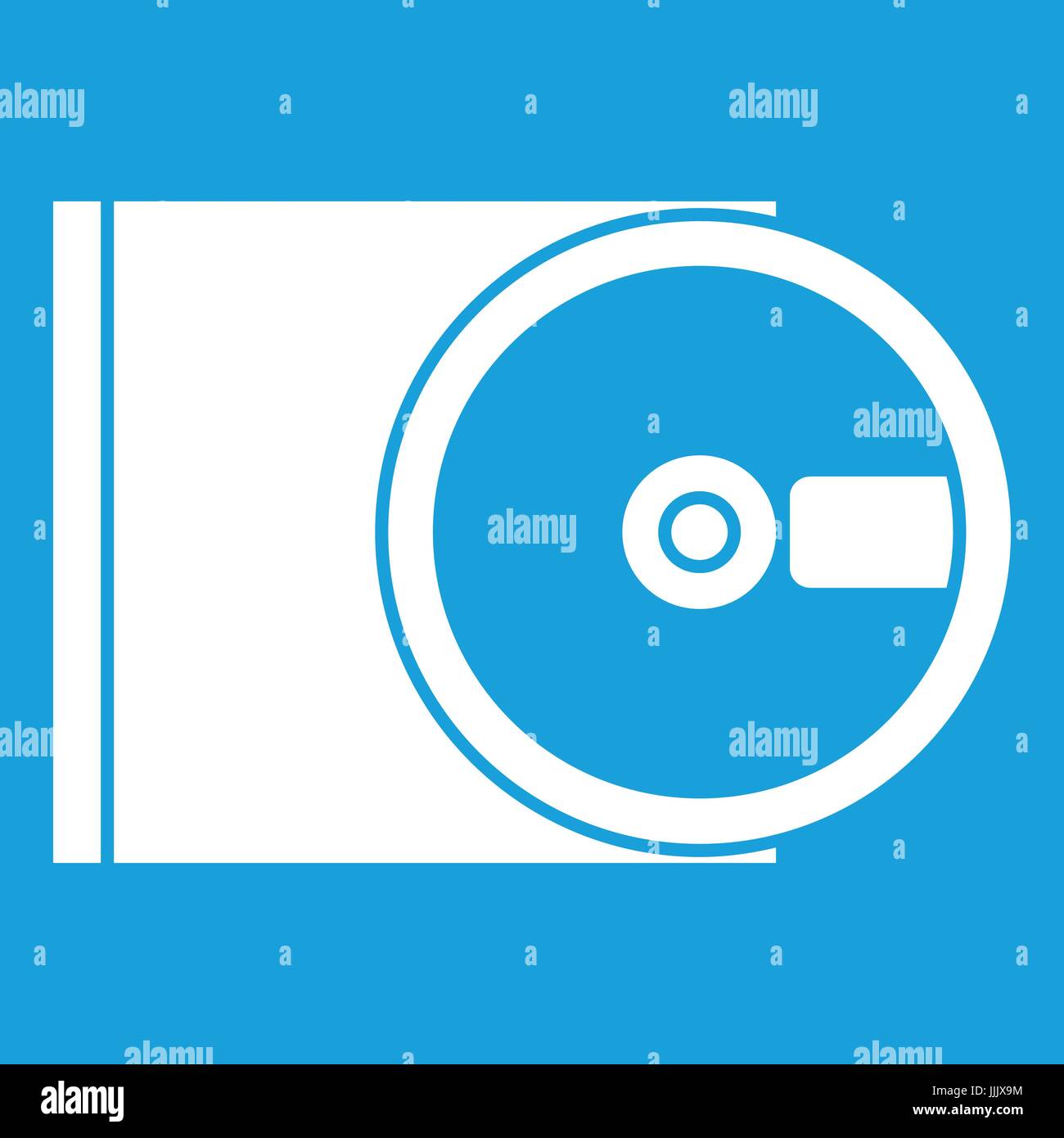 DVD drive open icon white Stock Vector Image & Art - Alamy