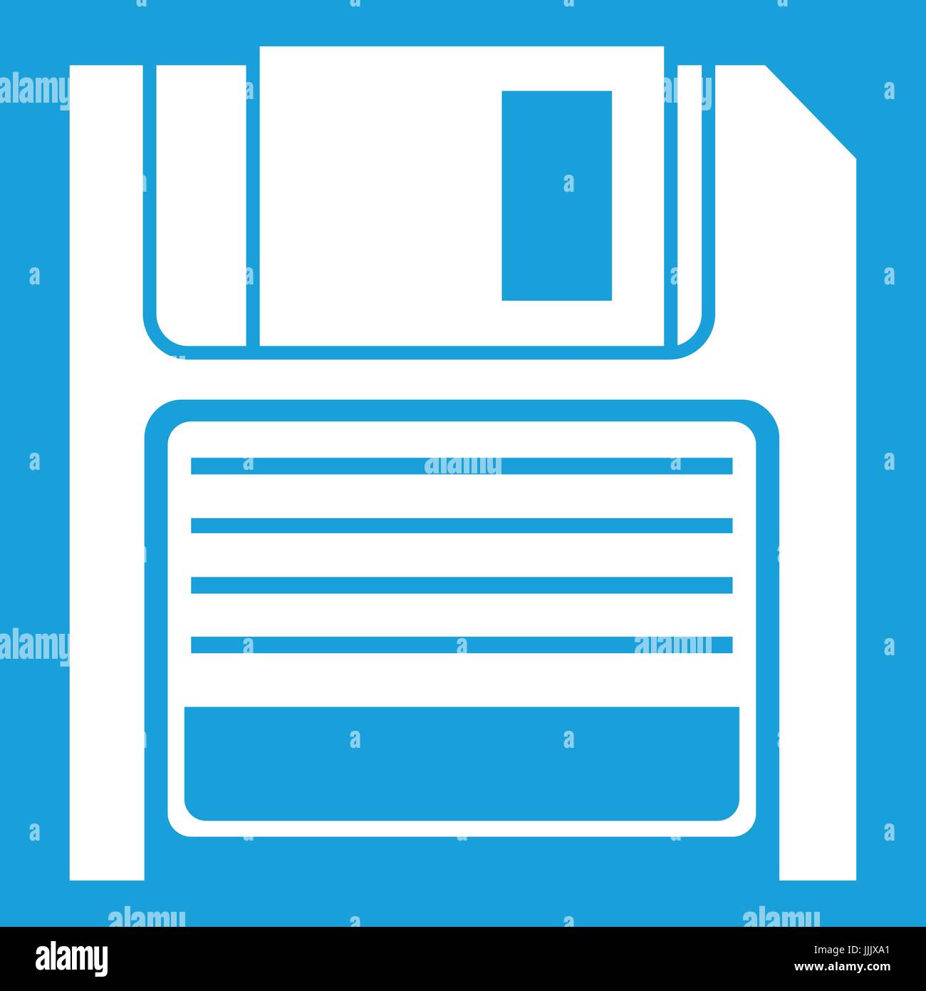 Magnetic diskette icon white Stock Vector Image & Art - Alamy
