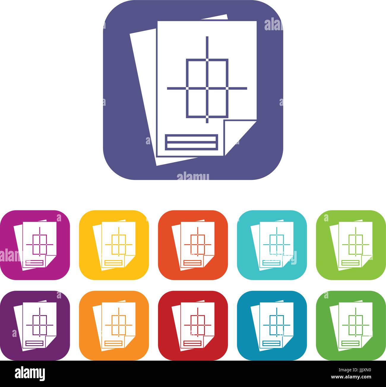 Home construction project icons set Stock Vector Image & Art - Alamy