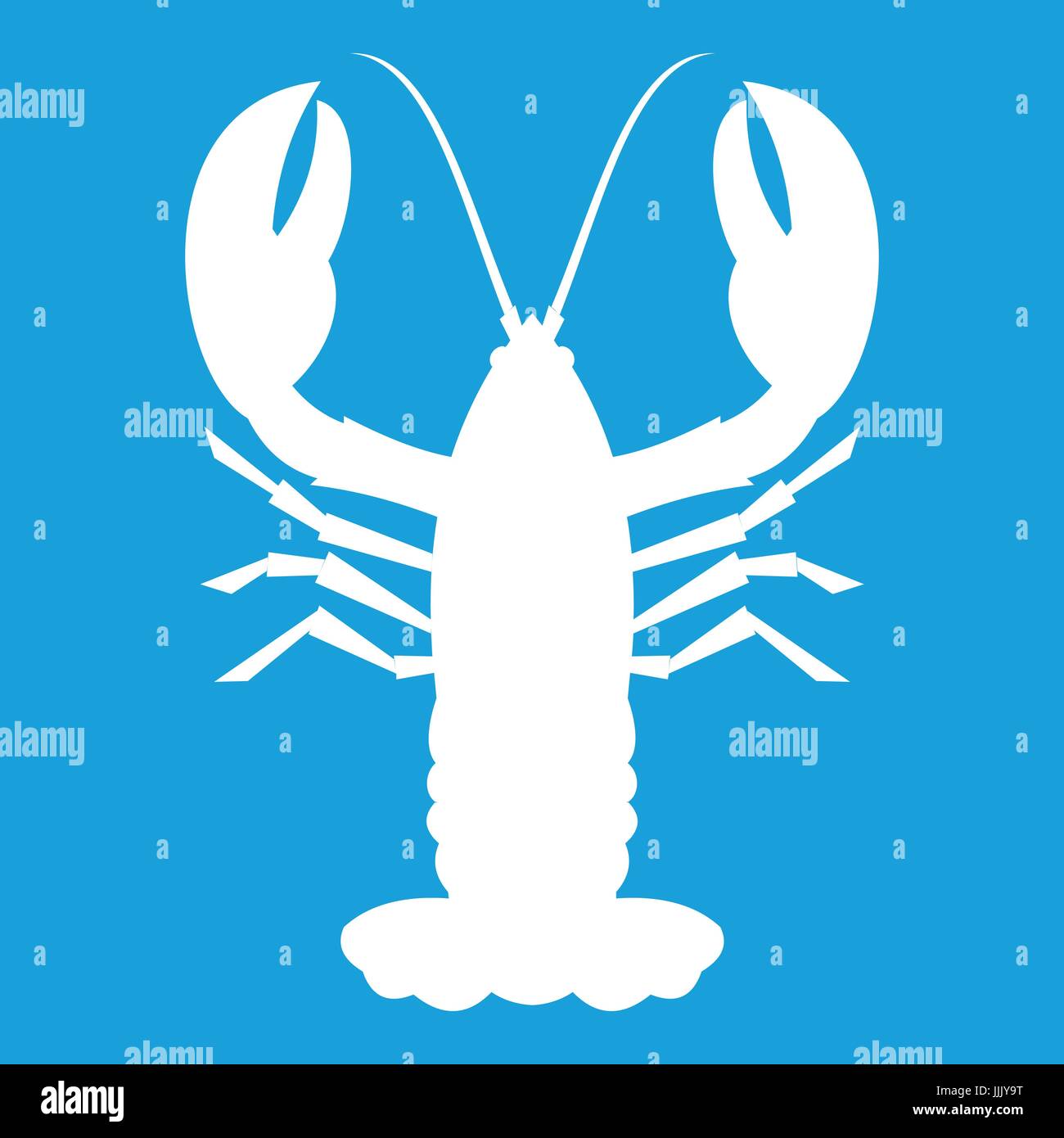 Crayfish icon white Stock Vector Image & Art - Alamy