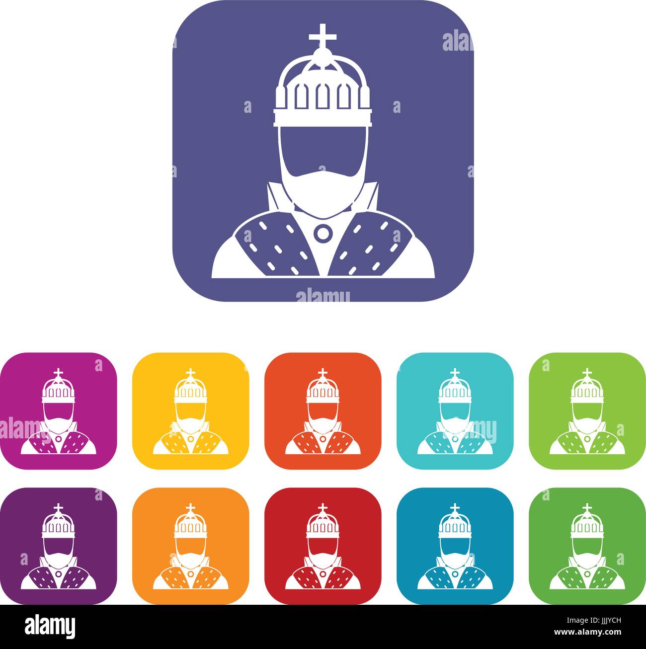 King icons set Stock Vector Image & Art - Alamy