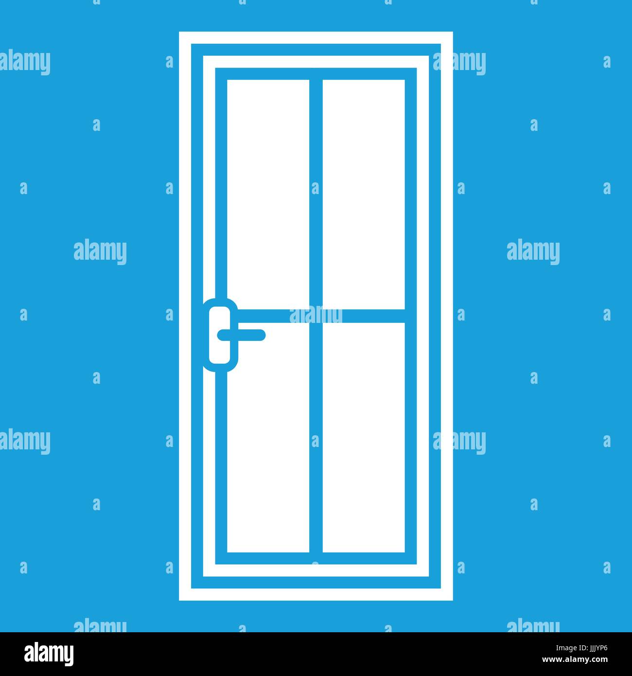 Glass door icon white Stock Vector Image & Art - Alamy