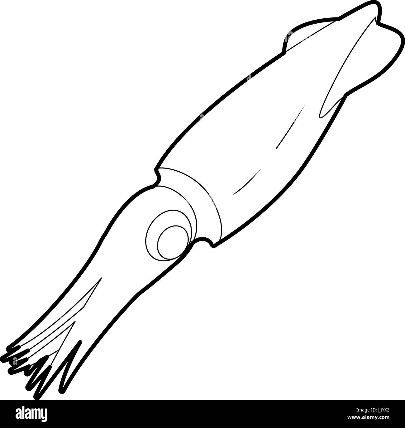 Squid Illustration Stock Photos & Squid Illustration Stock Images - Alamy