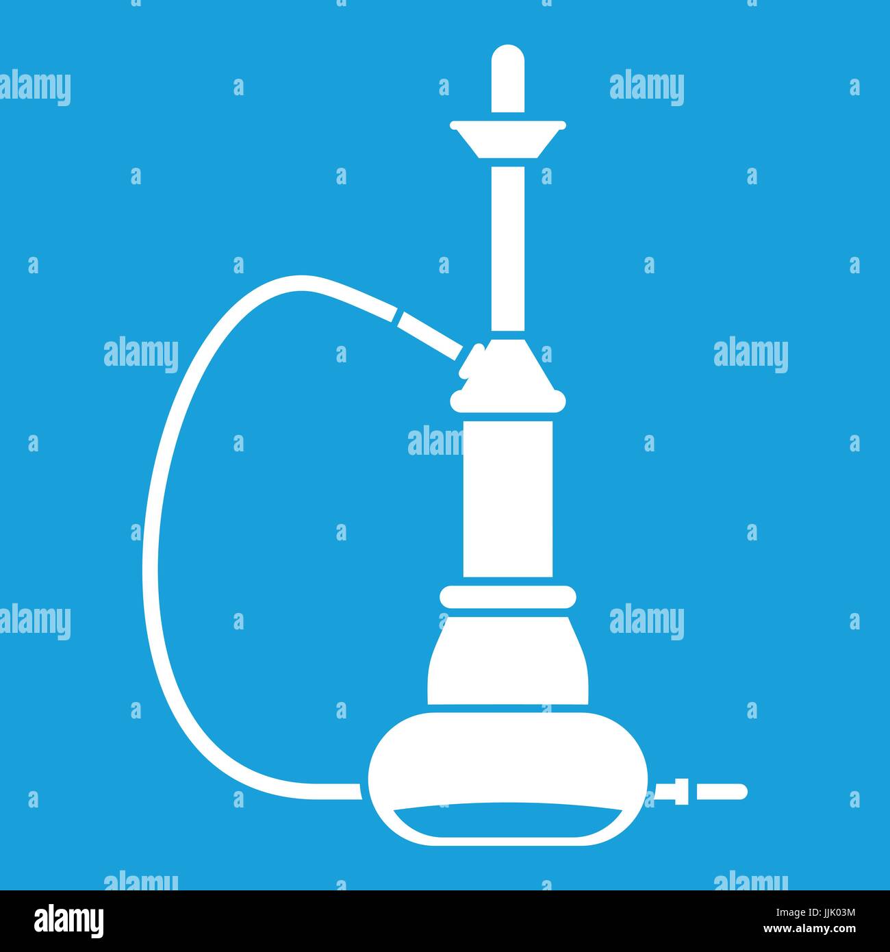 Hookah icon white Stock Vector Image & Art - Alamy