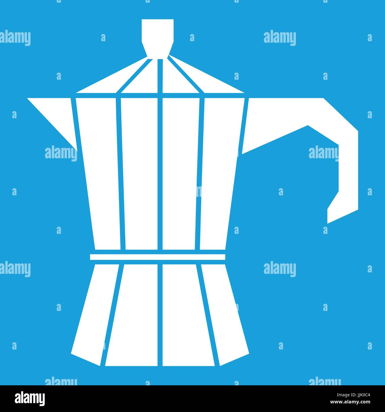 Steel retro coffee pot icon white Stock Vector Image & Art - Alamy