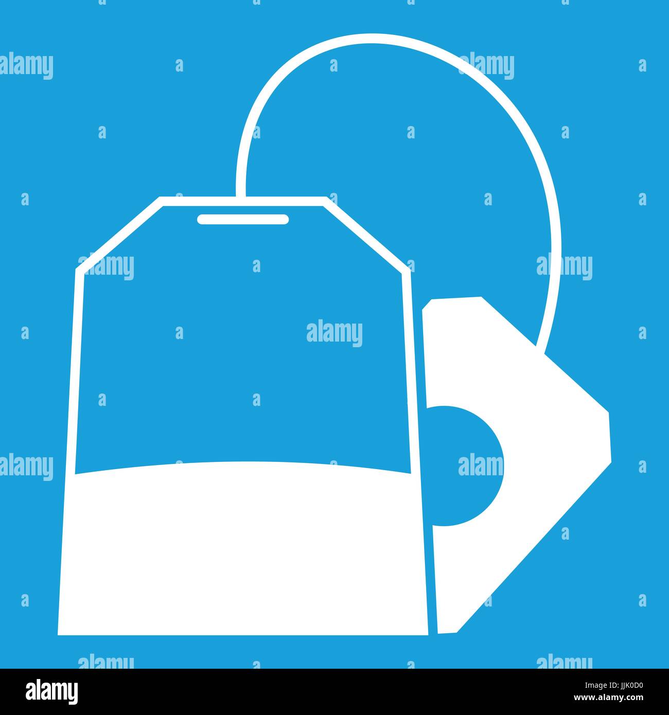 Teabag icon white Stock Vector Image & Art - Alamy