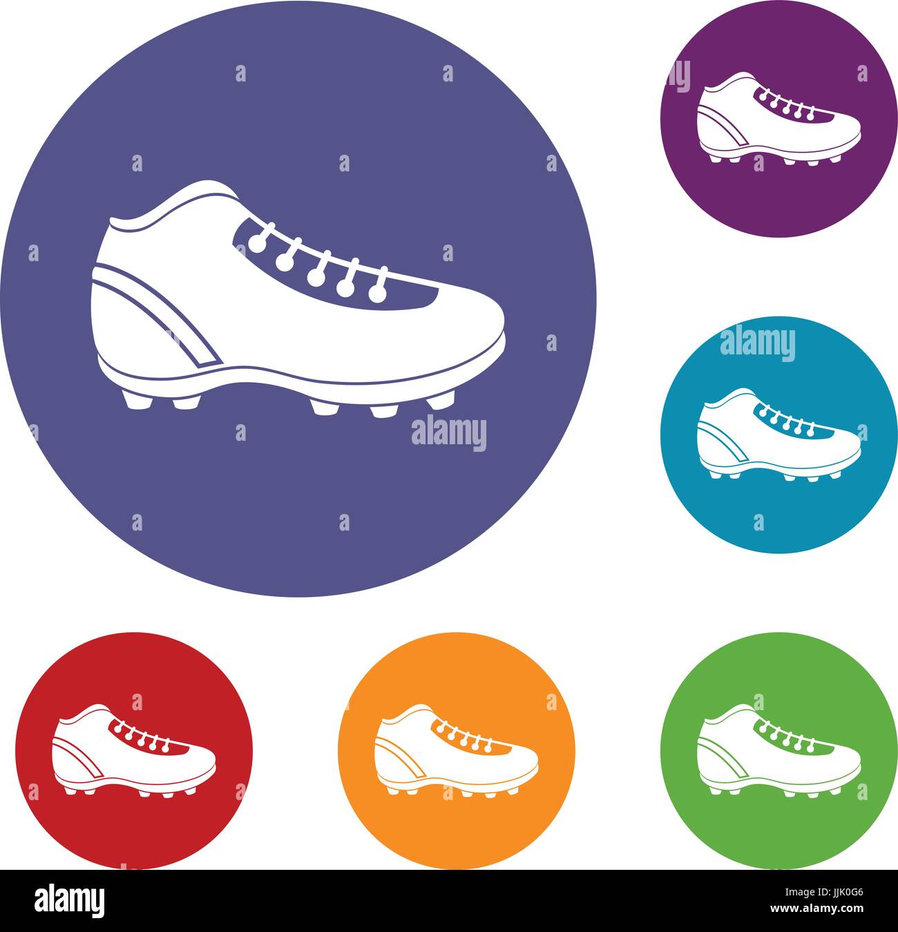 Baseball cleat icons set Stock Vector Image & Art - Alamy