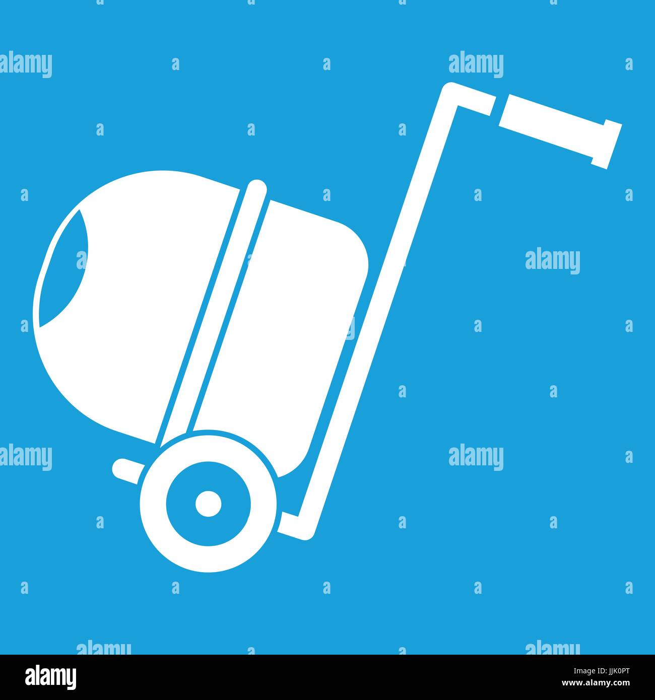 Concrete mixer icon white Stock Vector Image & Art - Alamy