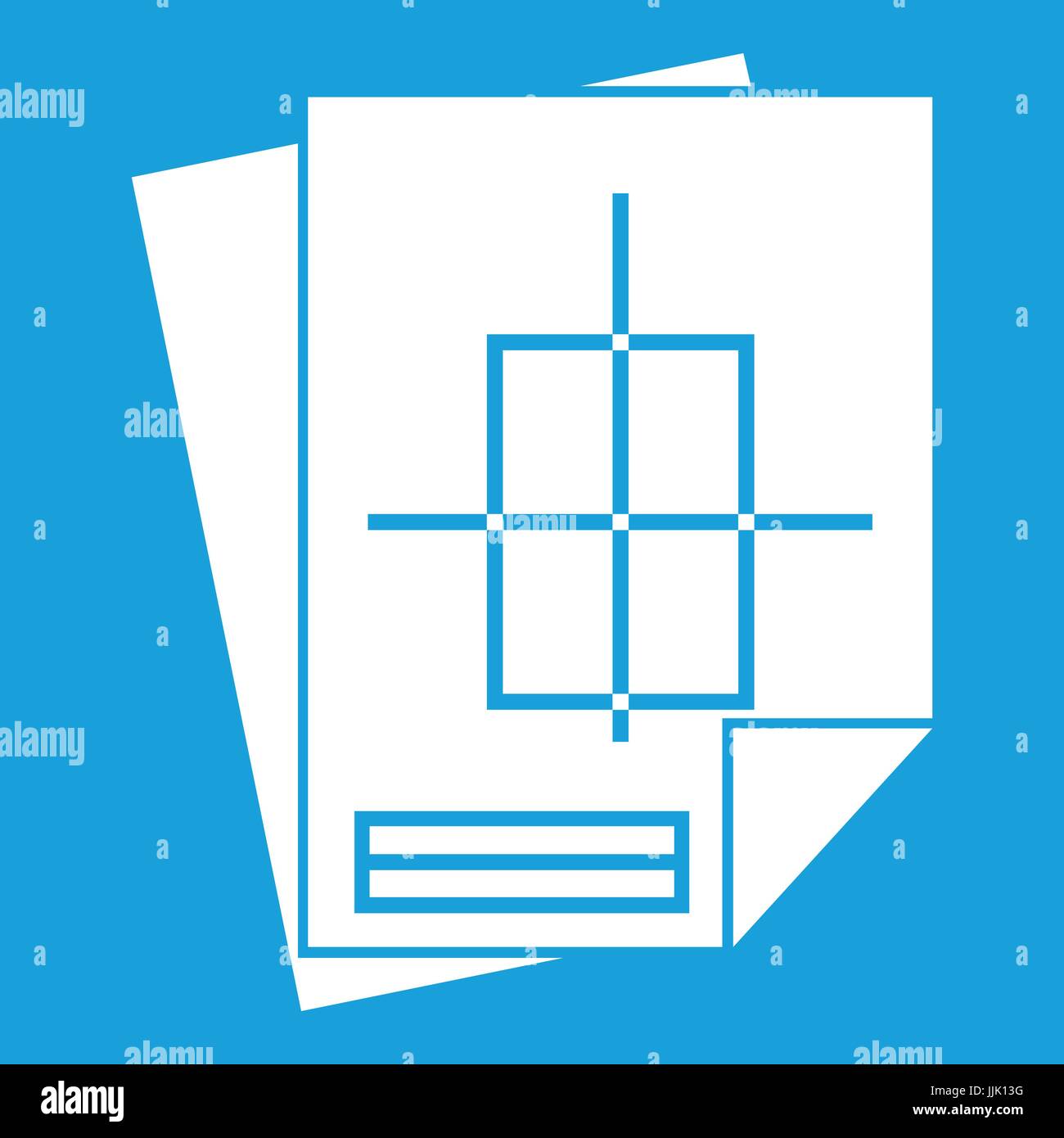 Home construction project icon white Stock Vector Image & Art - Alamy