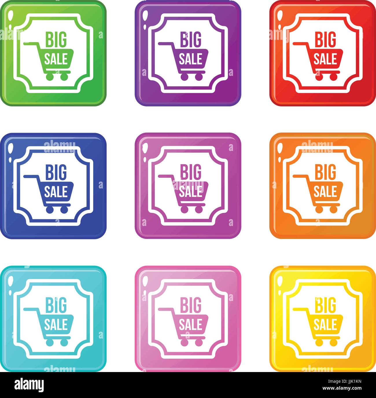 Big sale sticker set 9 Stock Vector Image & Art - Alamy