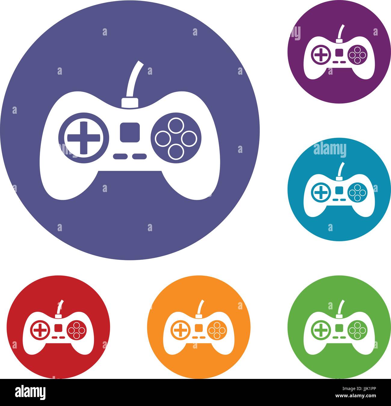 Tv controller and red button Stock Vector Images - Alamy