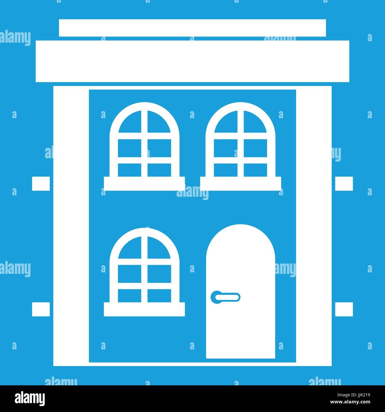 Two storey brick building Stock Vector Images - Alamy