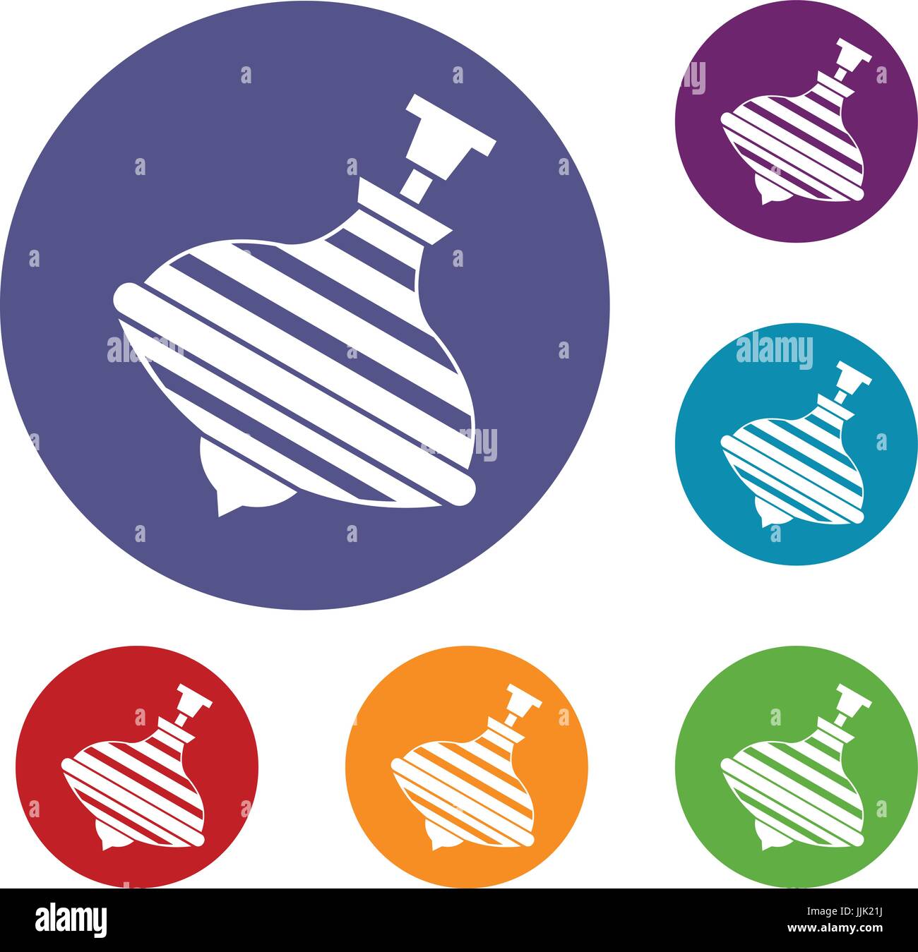 Carousel humming top icons set Stock Vector Image & Art - Alamy