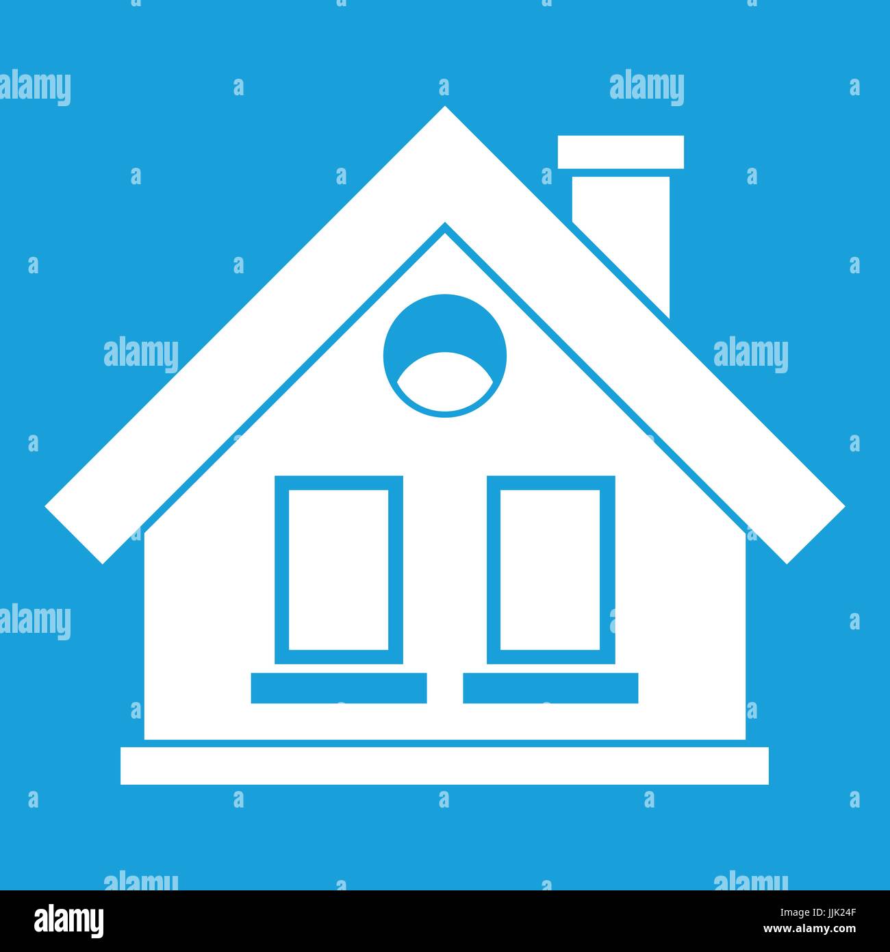 House icon white Stock Vector Image & Art - Alamy