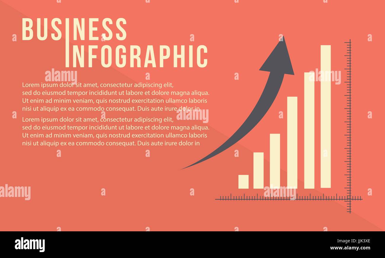 Business graph with growth arrow design Stock Vector Image & Art - Alamy