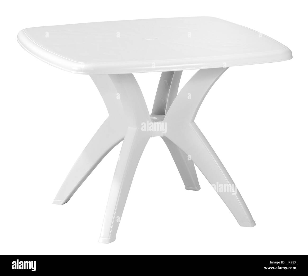 outdoor plastic table isolated Stock Photo - Alamy
