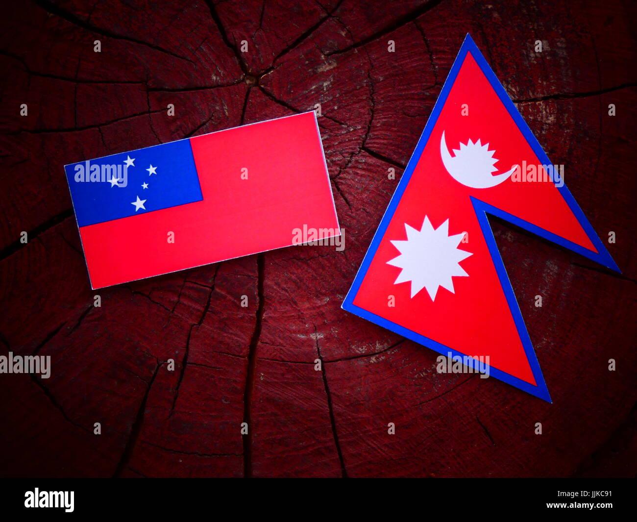 Nepal samoa flag hi-res stock photography and images - Alamy