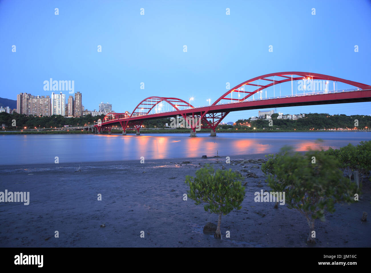 Bridge River Guandu Bridge Taipei High Resolution Stock Photography and ...