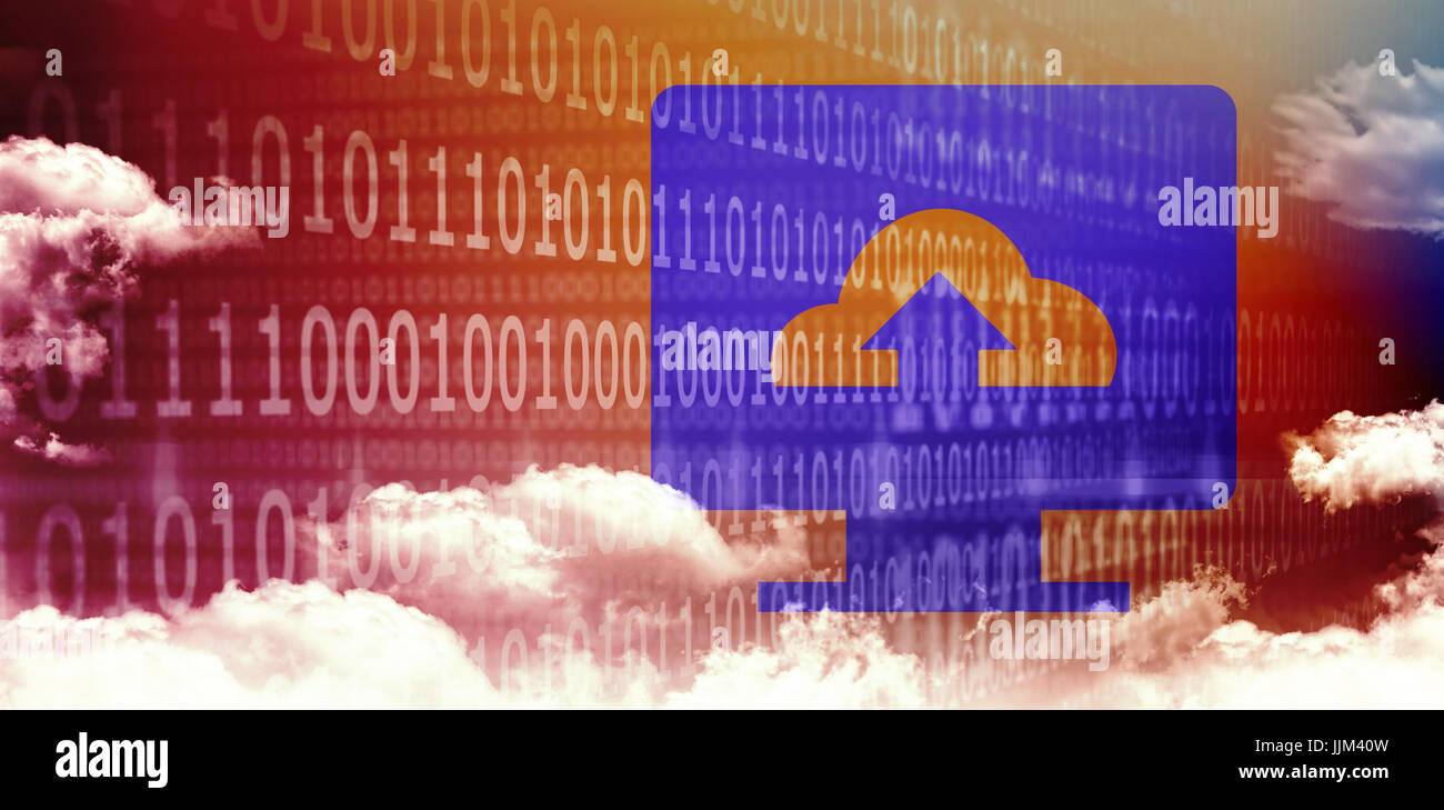 Composite 3d image of computer screen Stock Photo - Alamy