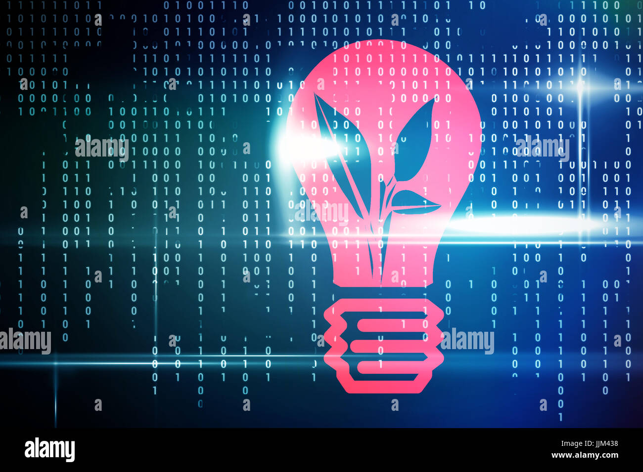 Composite 3d image of light bulb with plant inside Stock Photo - Alamy