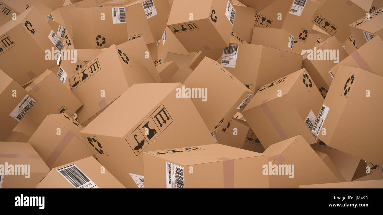 3d boxes hi-res stock photography and images - Alamy