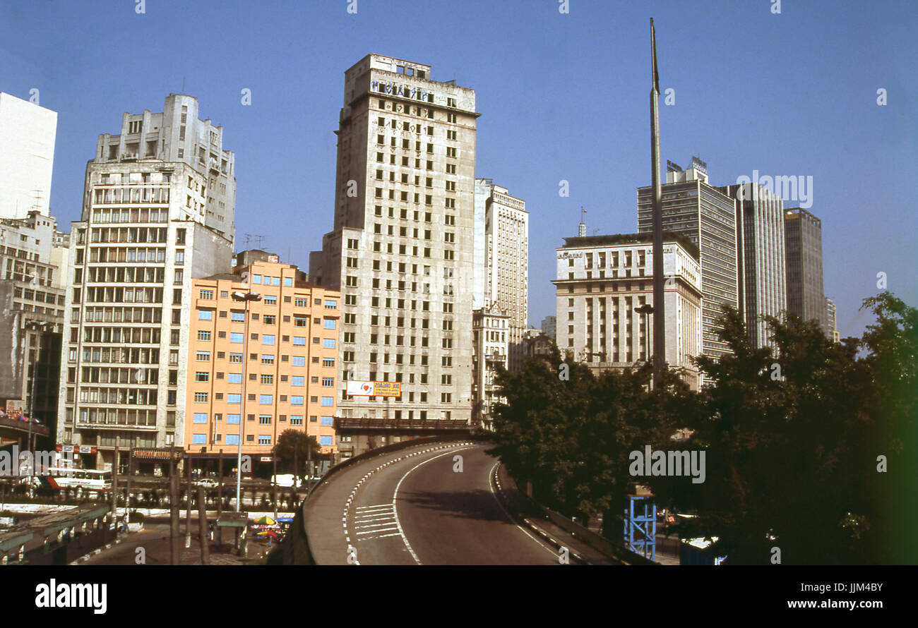 Flag Square; Center; Sao Paulo; Brazil; 1995 Stock Photo - Alamy