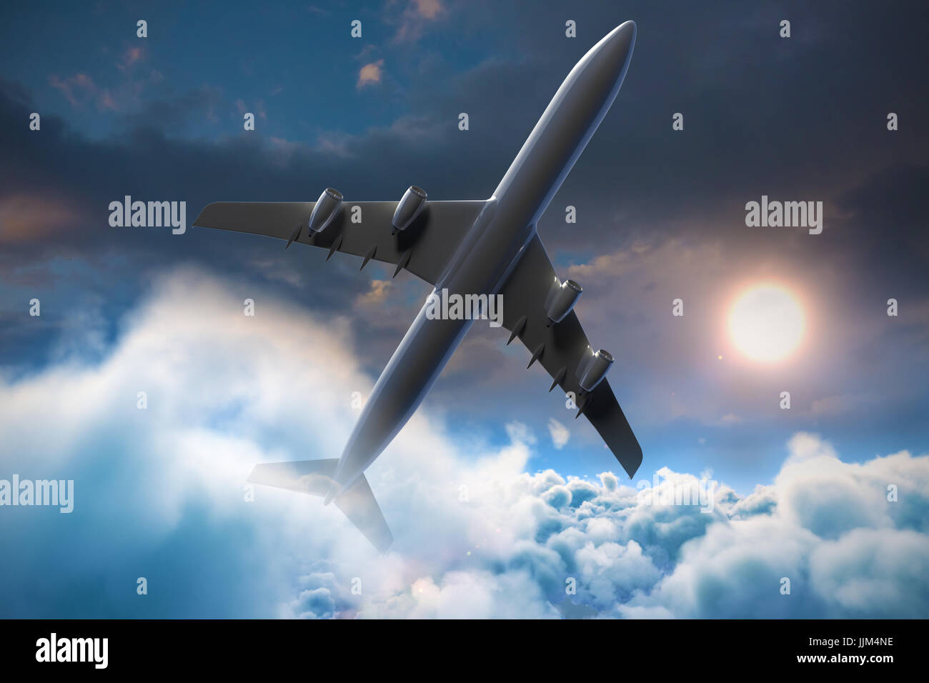 3d image airplane hi-res stock photography and images - Alamy