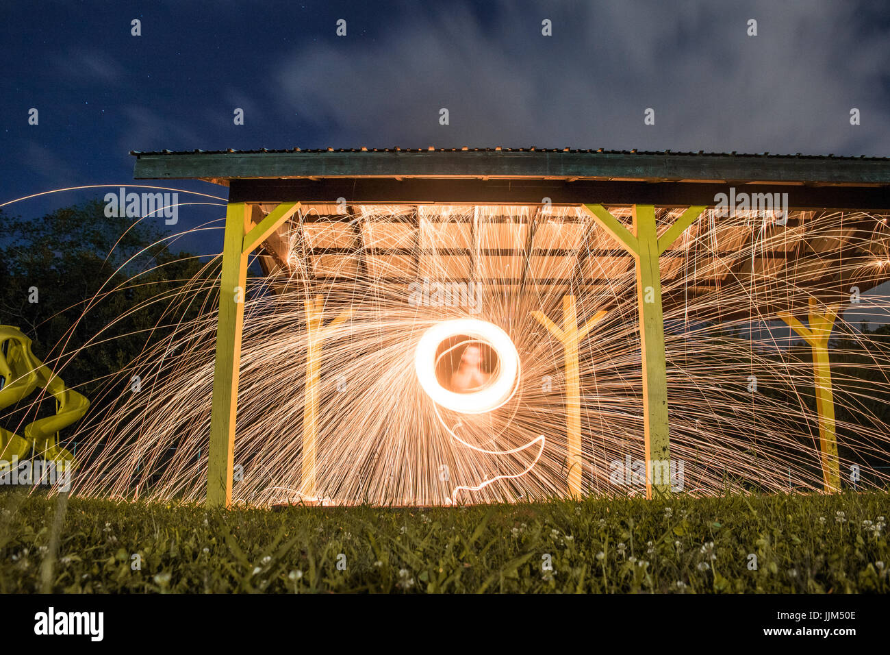 Steel Wool Photography Stock Photo - Alamy