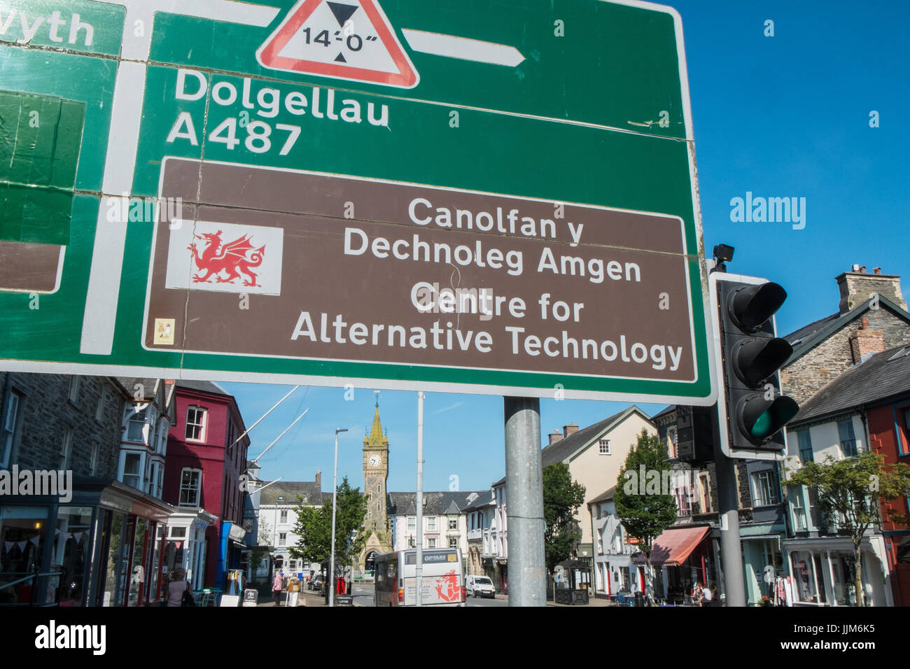 Centre for Alternative Technology,CAT,sign,market,town,Mach,Machynlleth ...