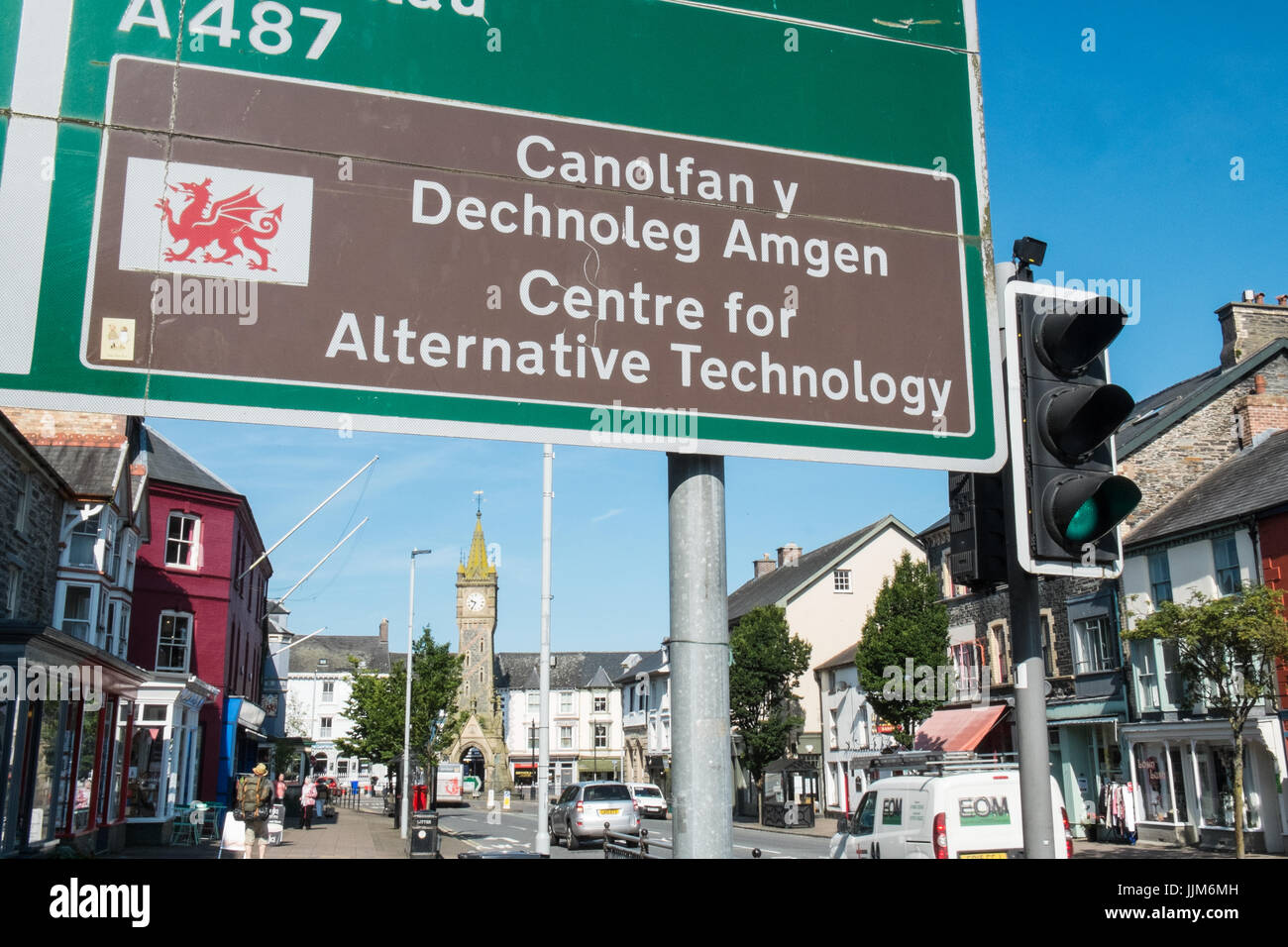 Centre for Alternative Technology,CAT,sign,market,town,Mach,Machynlleth ...