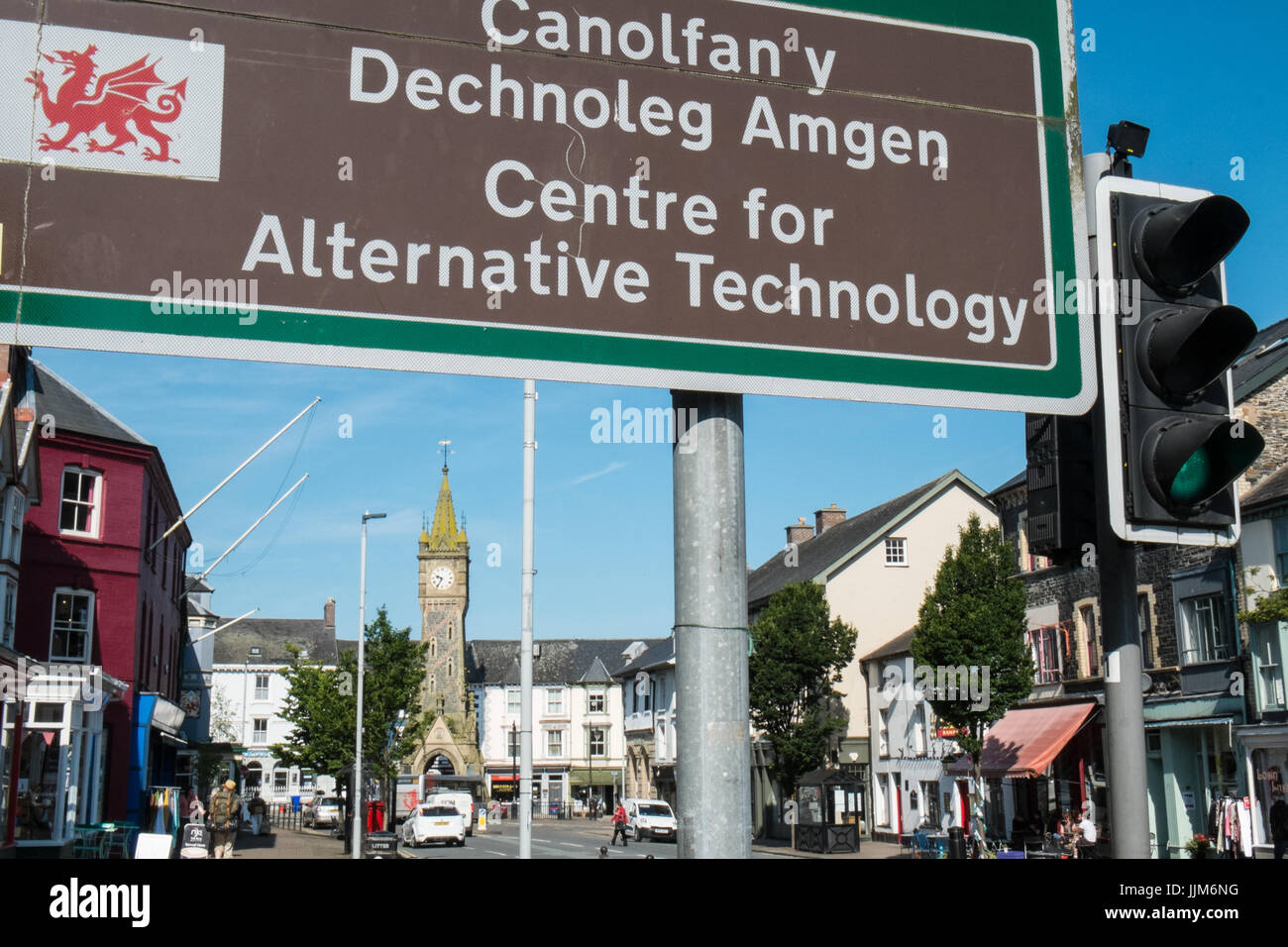 Centre for Alternative Technology,CAT,sign,market,town,Mach,Machynlleth ...