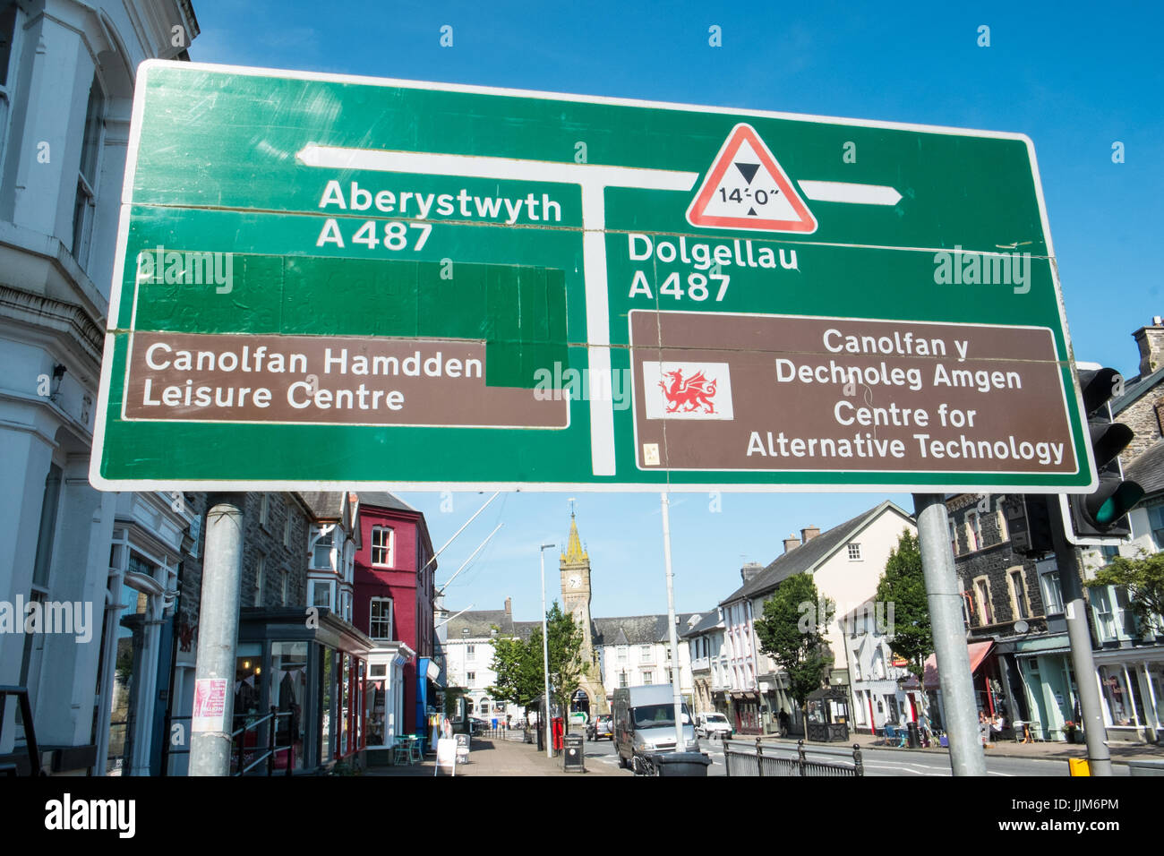 Centre for Alternative Technology,CAT,sign,market,town,Mach,Machynlleth ...