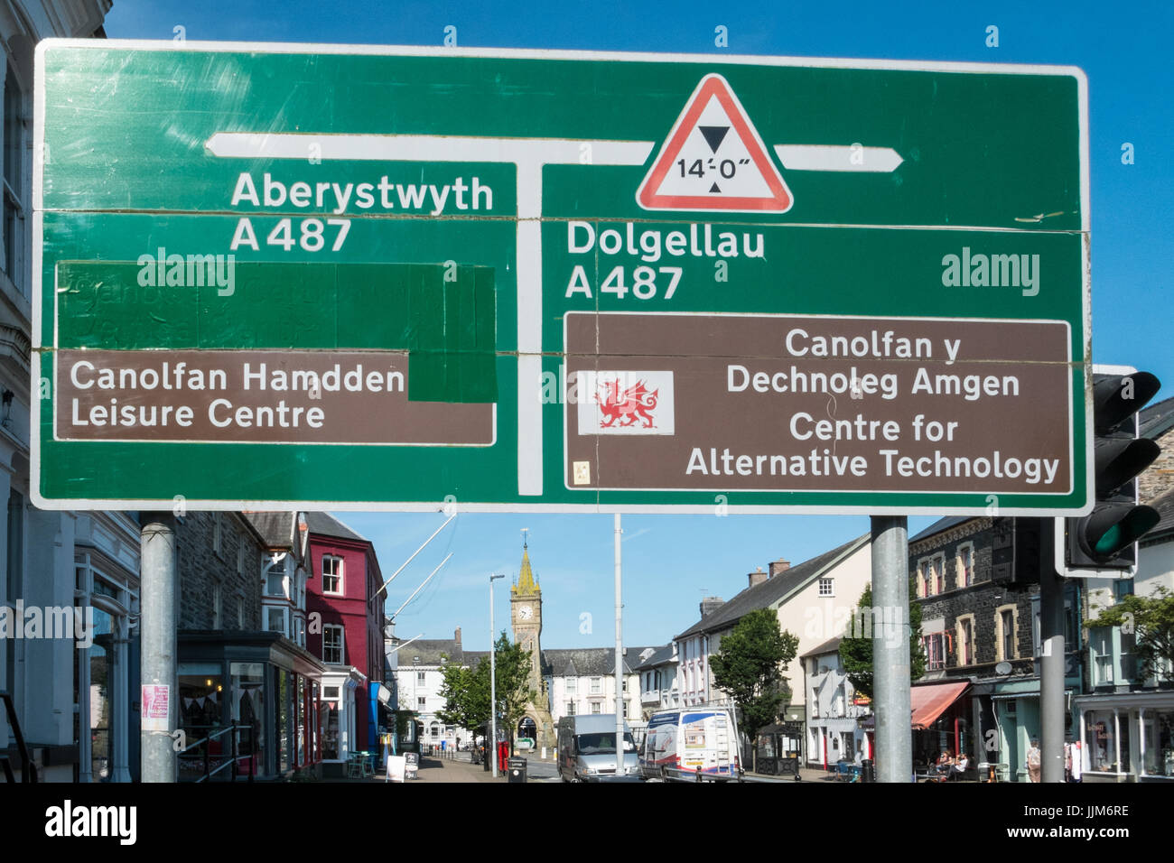 Centre for Alternative Technology,CAT,sign,market,town,Mach,Machynlleth ...
