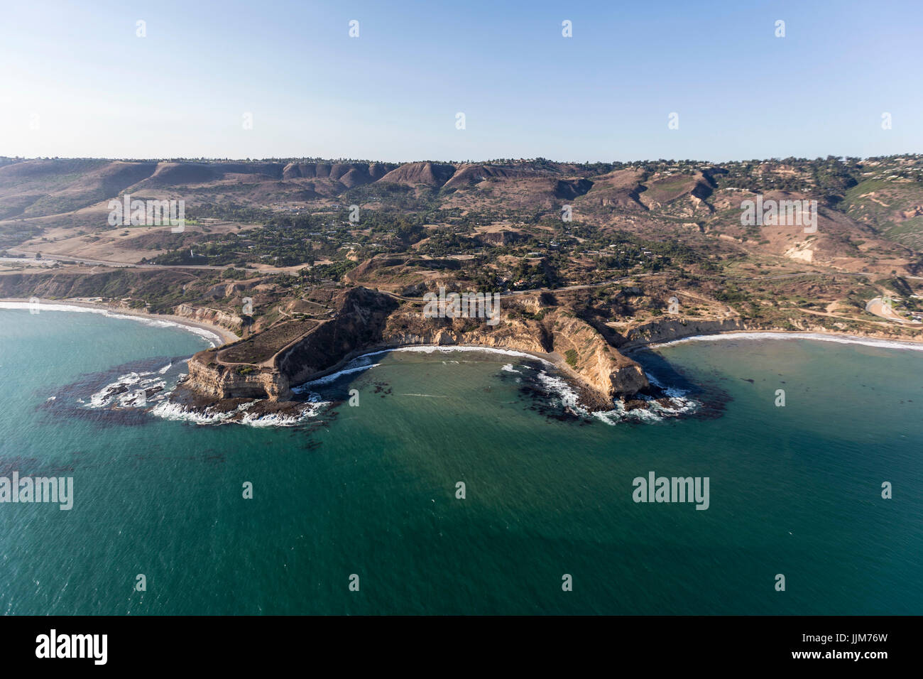 Aerial view of Sacred Cove at Abalone Cove Shoreline Park in Rancho ...