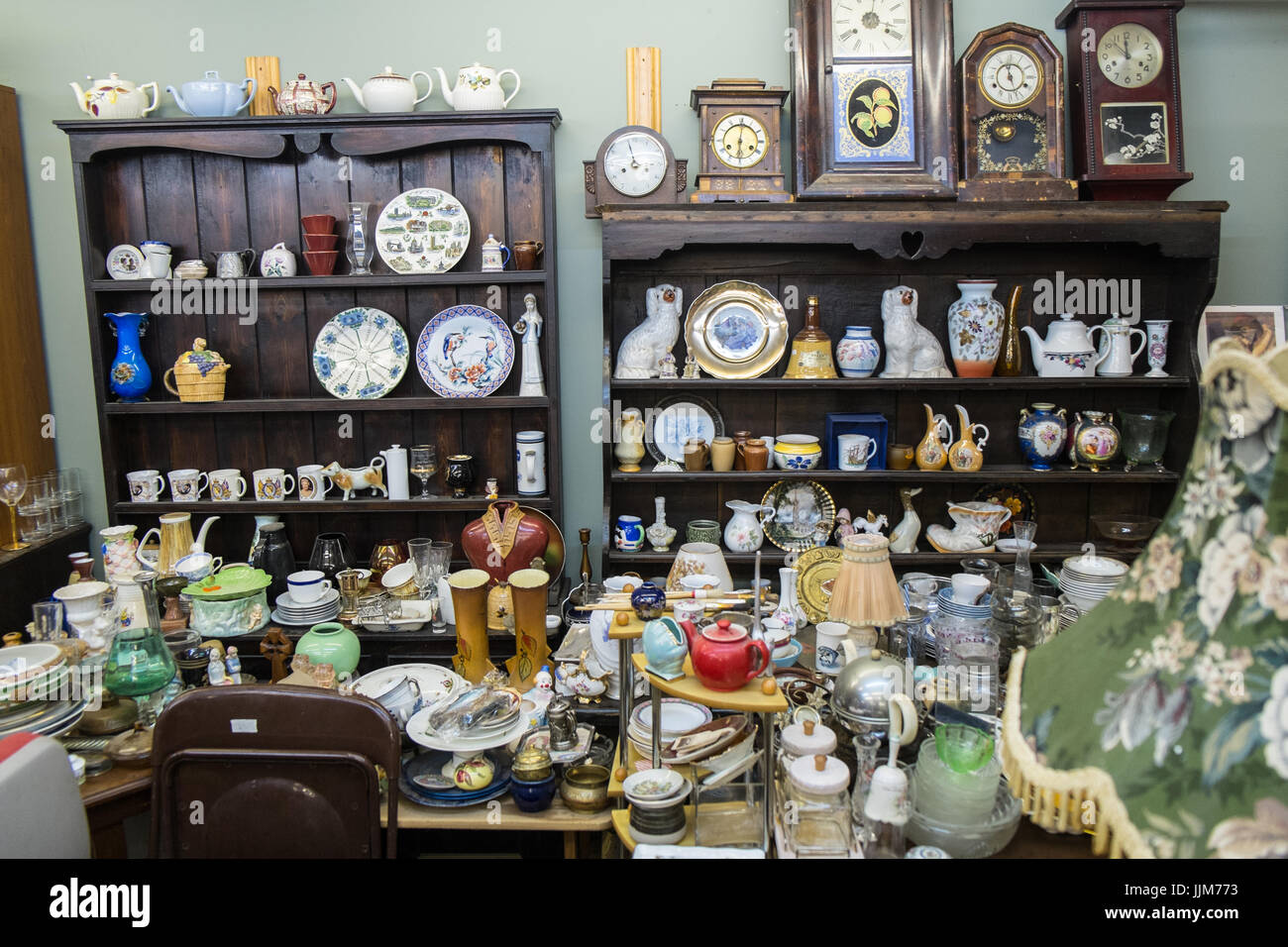 Charlie's,antique,shop,window,display,market,town,Mach,Machynlleth ...