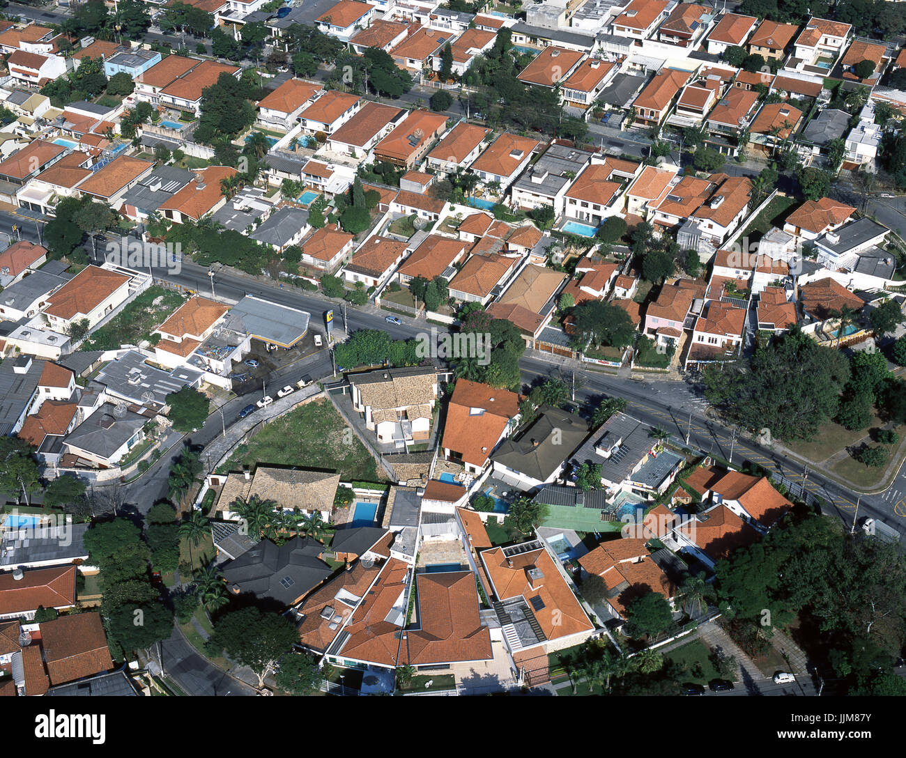 Aerial view, Alto da Lapa, Sao Paulo, Brazil Stock Photo - Alamy
