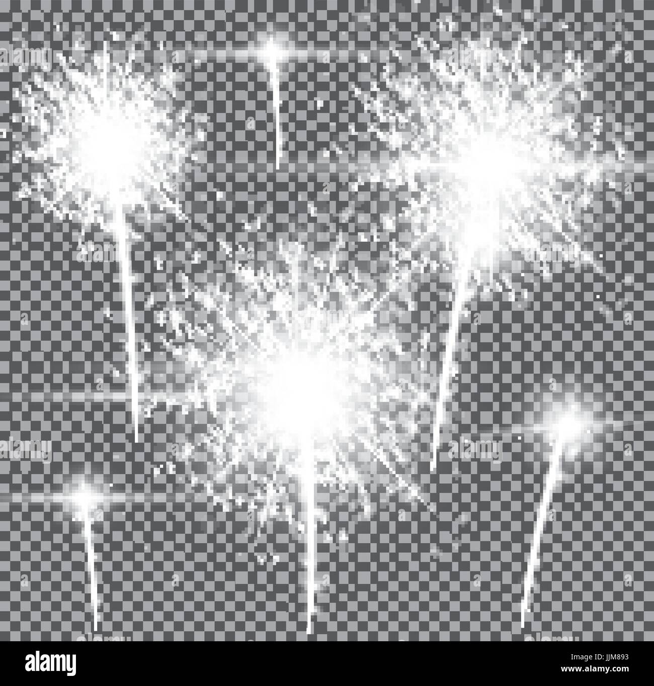 Fireworks on transparent background hi-res stock photography and images ...