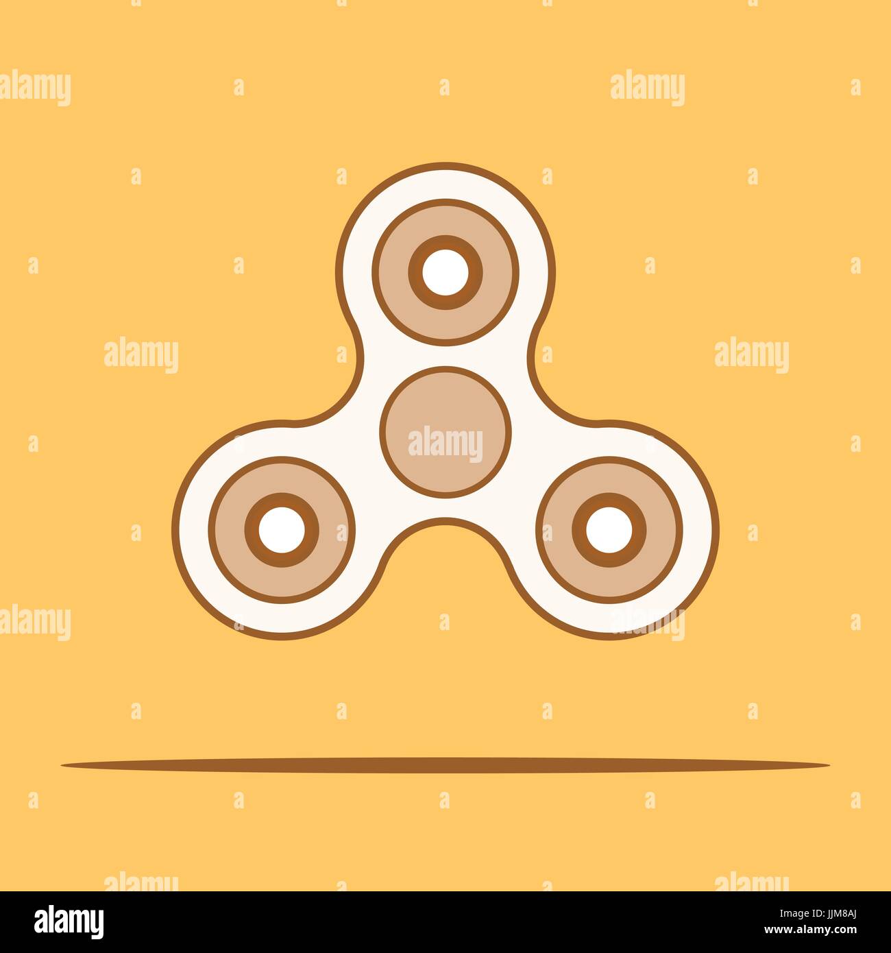 Hand Spinner Fidget. Vector Illustration Stock Vector Image & Art - Alamy