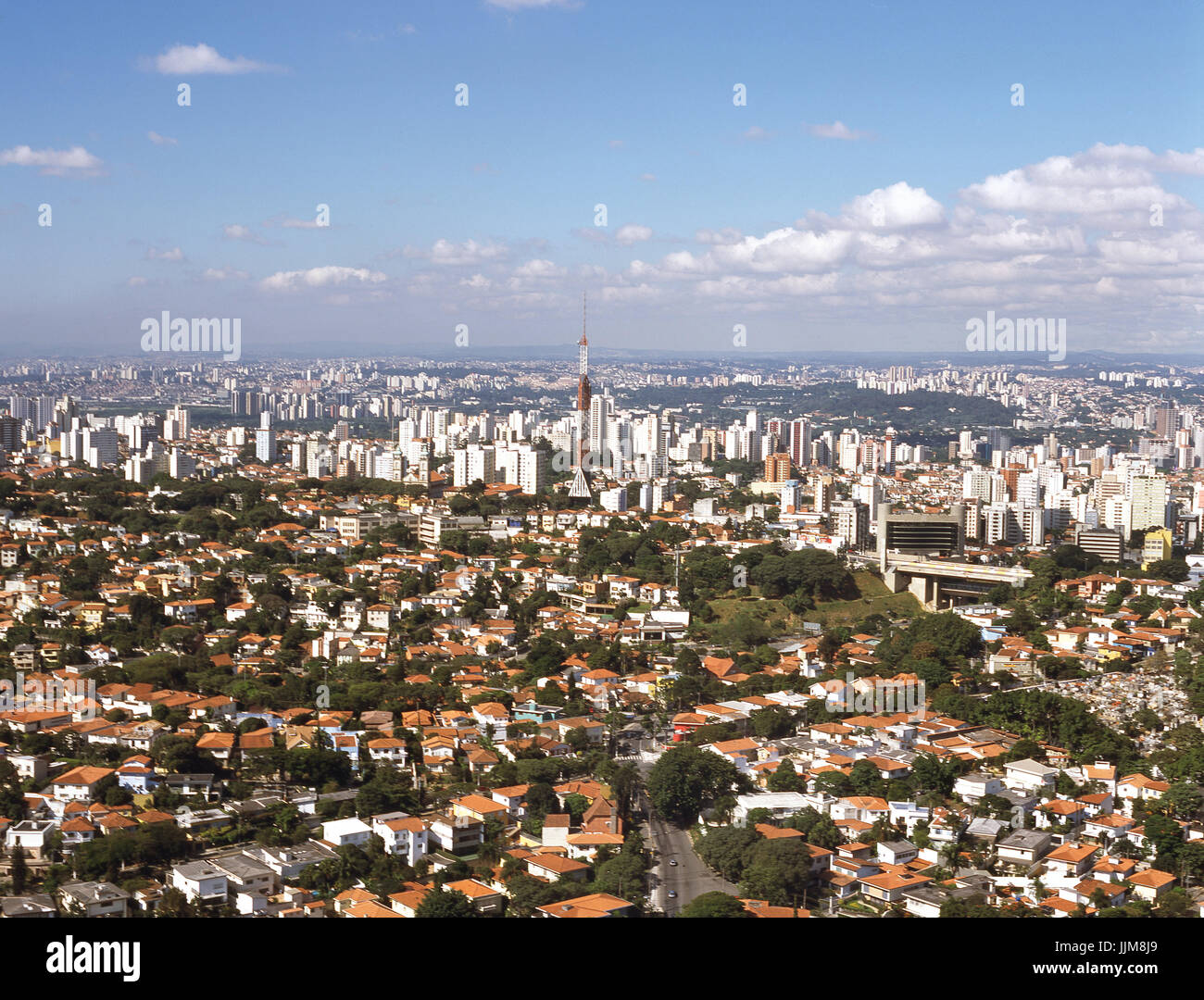 Aerial view, Sumaré, Perdizes, Pompeia, Sao Paulo, Brazil Stock Photo ...