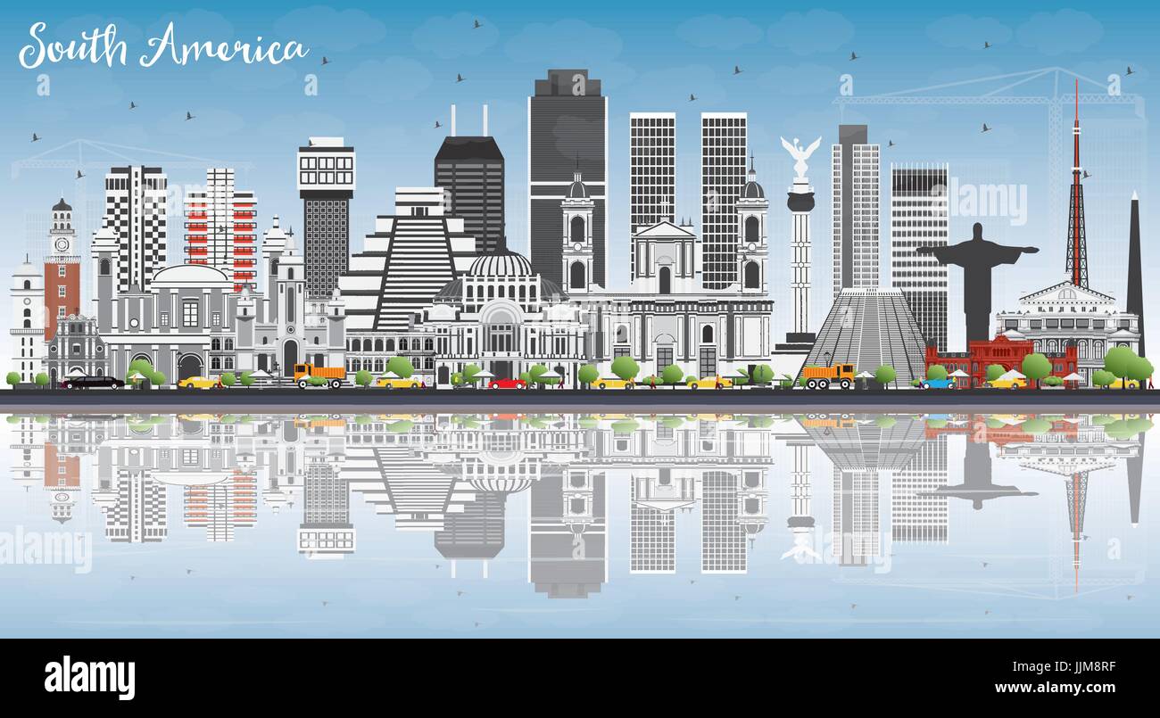 American Landmarks Vector