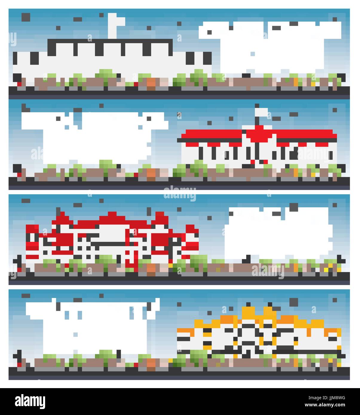 Set of University, High School and College Study Banners. Vector ...