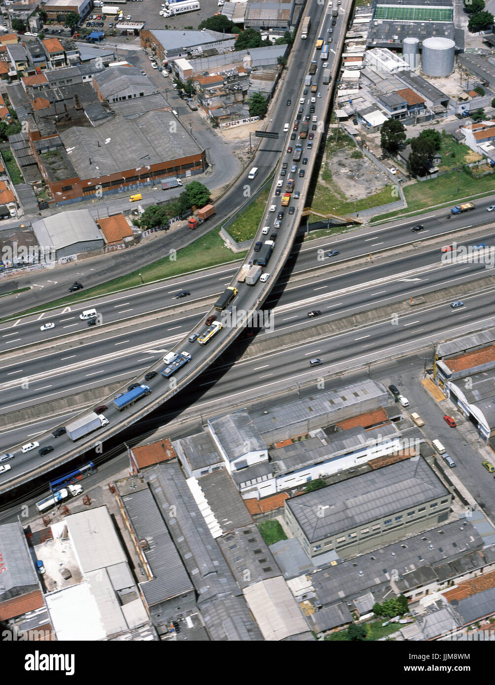 Aerial view, East Zone, Sao Paulo, Brazil Stock Photo - Alamy