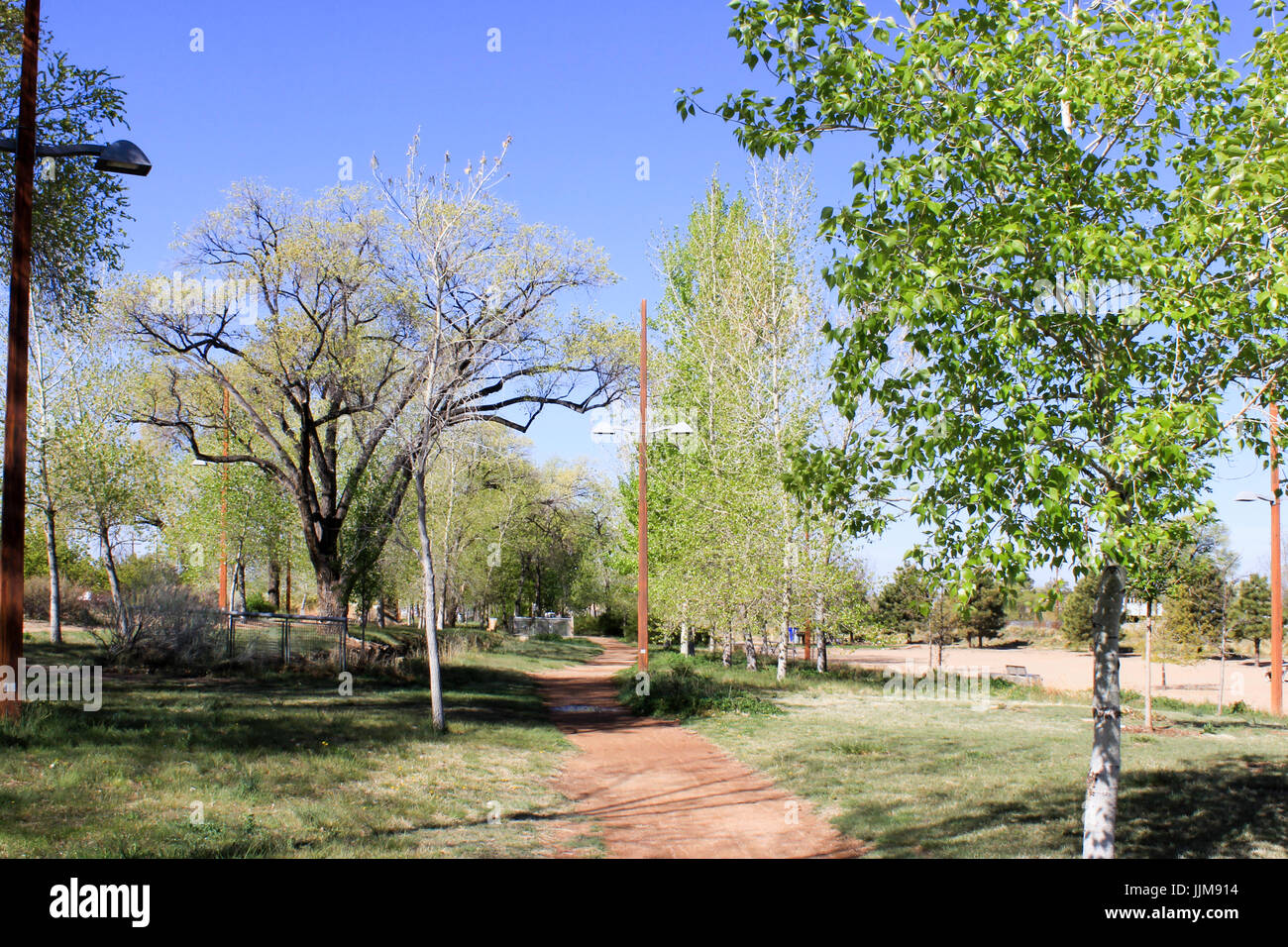 A lovely walk through the park Stock Photo - Alamy