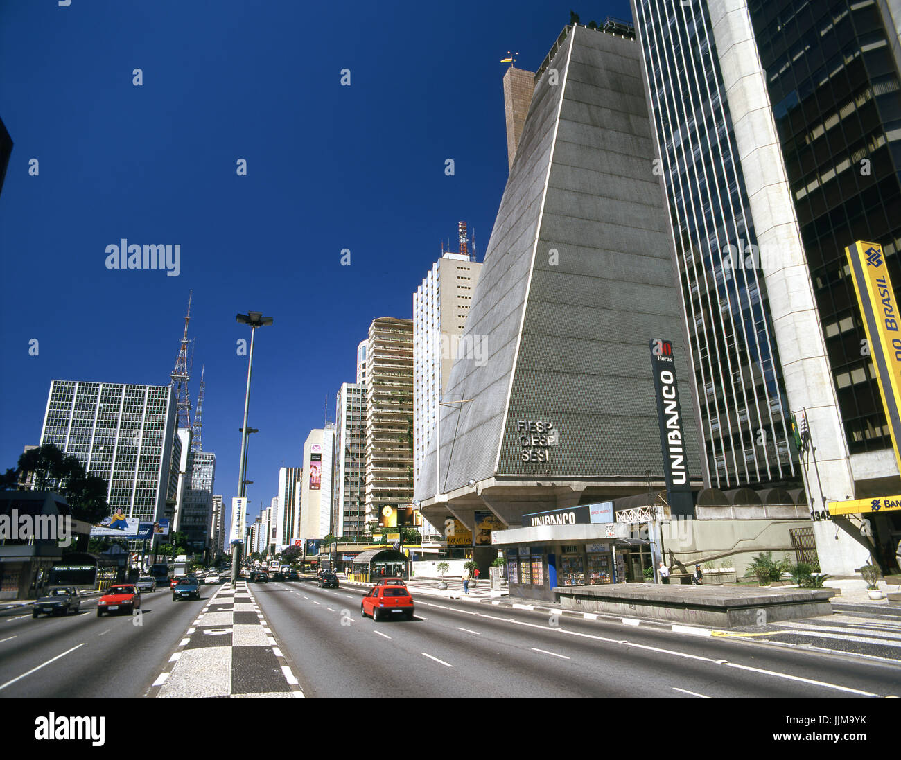 Fiesp, Avenida Paulista, São Paulo, Brazil Stock Photo - Alamy